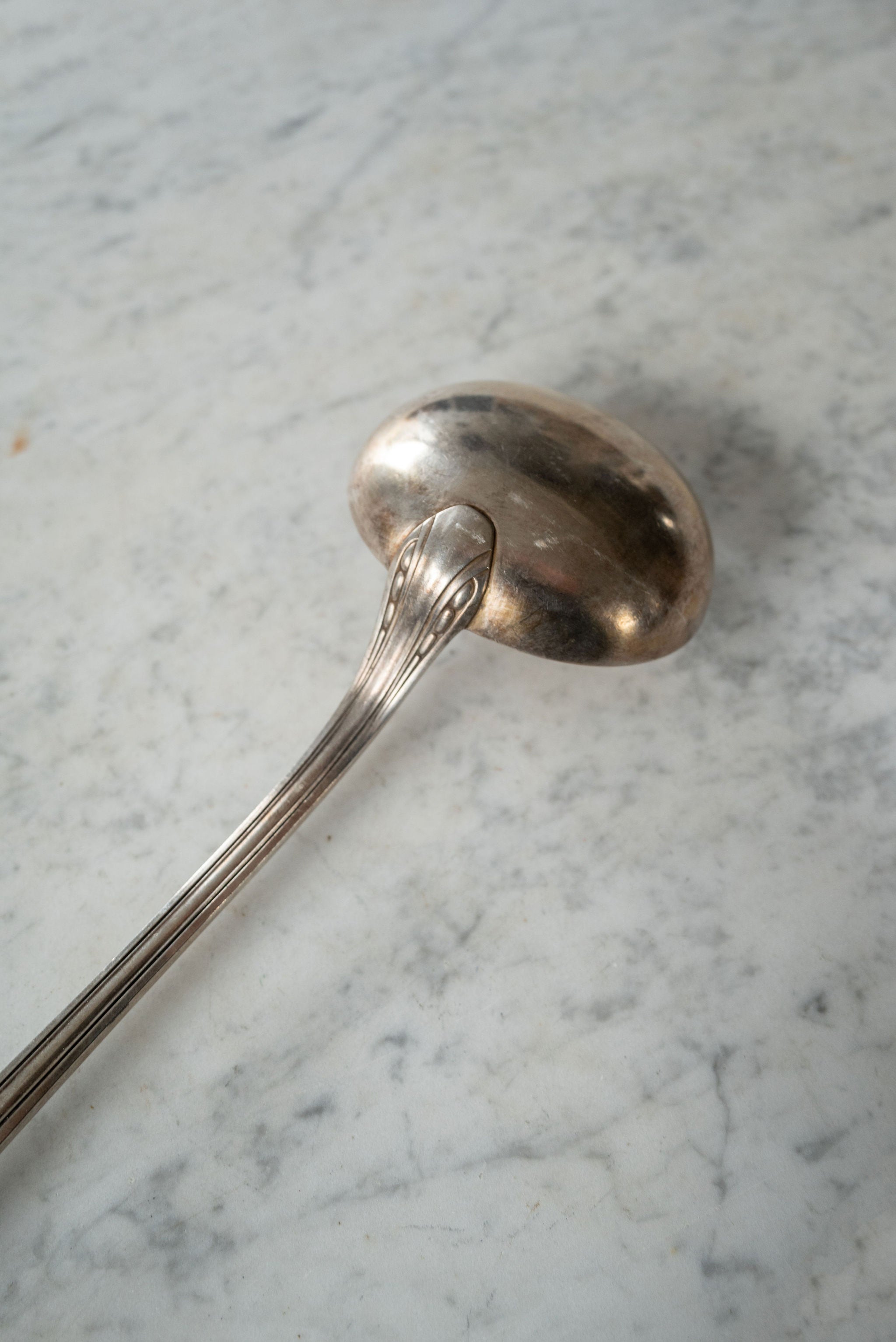 vintage french art deco silverplate ladle – Joliette