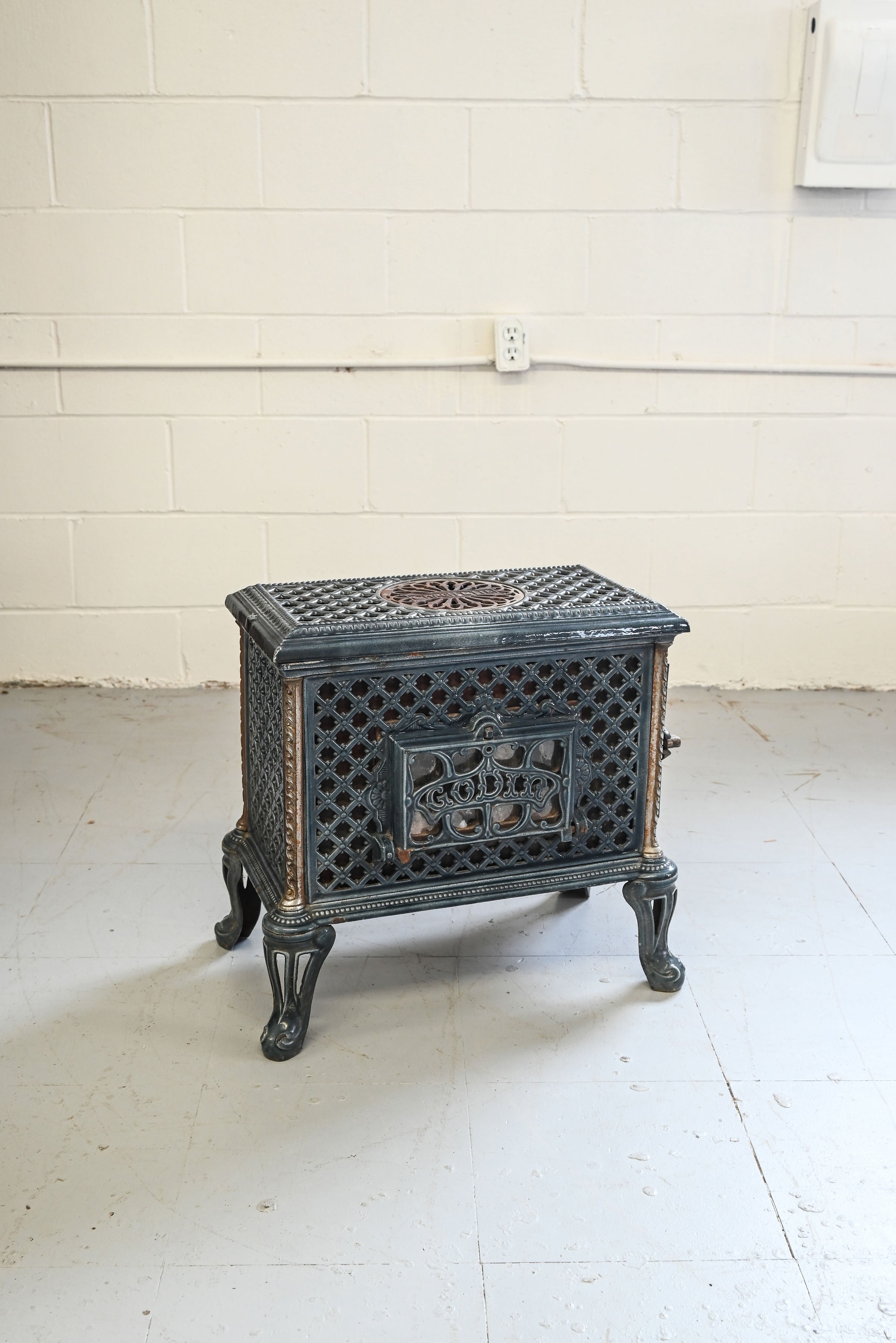 vintage french "godin" enamel wood stove – Joliette