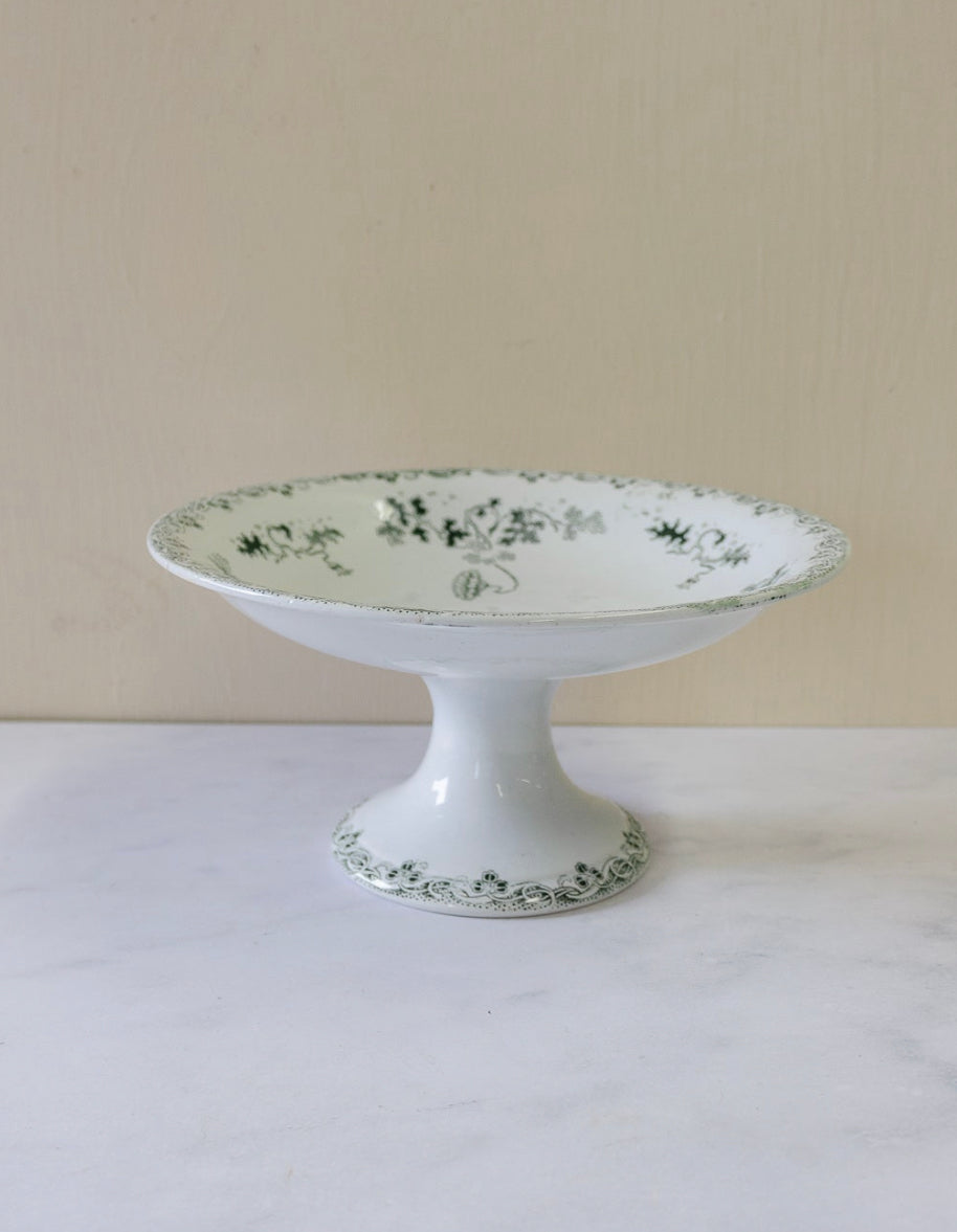 antique french St Amand transferware compotier – Joliette