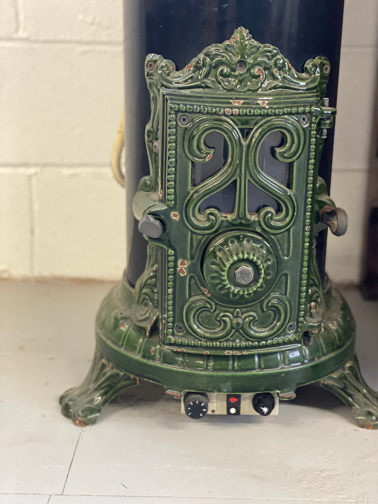 vintage french "godin" enamelled cast iron cylindrical stove – Joliette